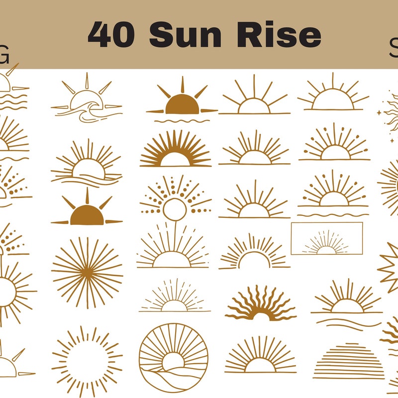 Sun Svg - Etsy