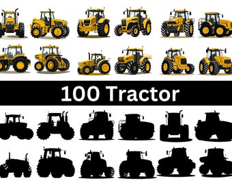 Tractor SVG Bundle, Tractor PNG Bundle, Tractor Clipart, Tractor SVG ...
