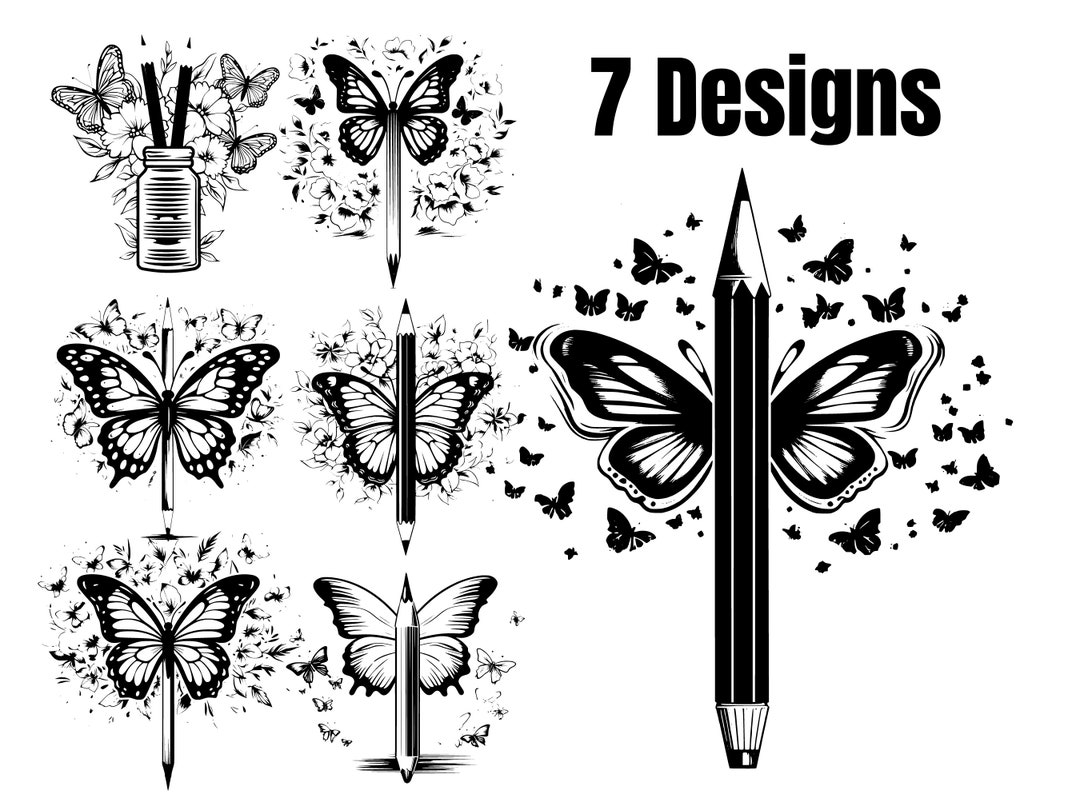 Pencil SVG, Pencil SVG Vector Cutting Files for Silhouette Cameo ...