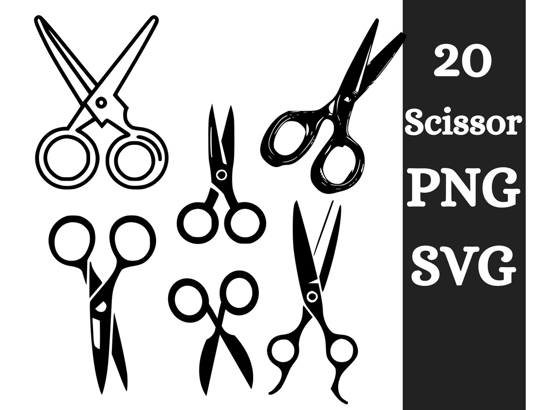 Scissors. Scissors Svg. Svg. JPG. PNG. Vector. Hair Salon Accessories ...