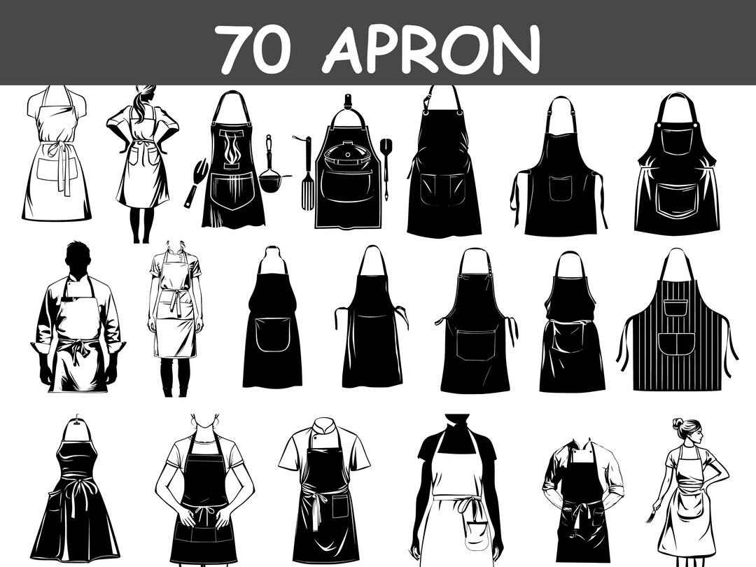 Apron SVG, Svg Files for Cricut, Chef SVG, Cook Svg, Kitchen SVG ...
