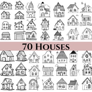 70 Little Home Svg Bundle, House Svg, Little House Outline Svg, Little ...