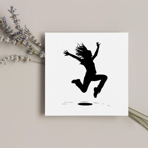 Jumping Svg, SVG Files for Cricut, Jump SVG, Jump Silhouette, Happy SVG ...