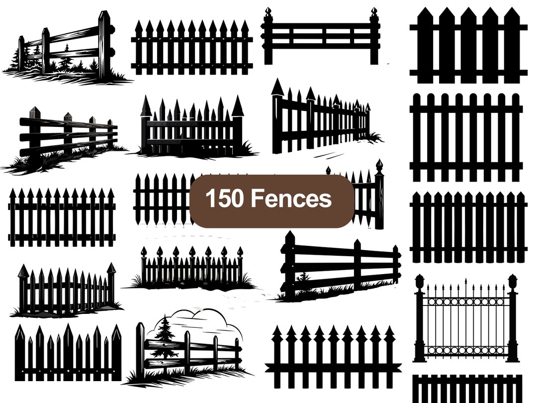 Fence, Picket Fence, Wood, Fences, Post, Stake, Clip Art, Clipart ...