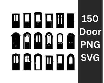 Door SVG, SVG Files for Cricut, Doors Svg, Building Clipart, House ...