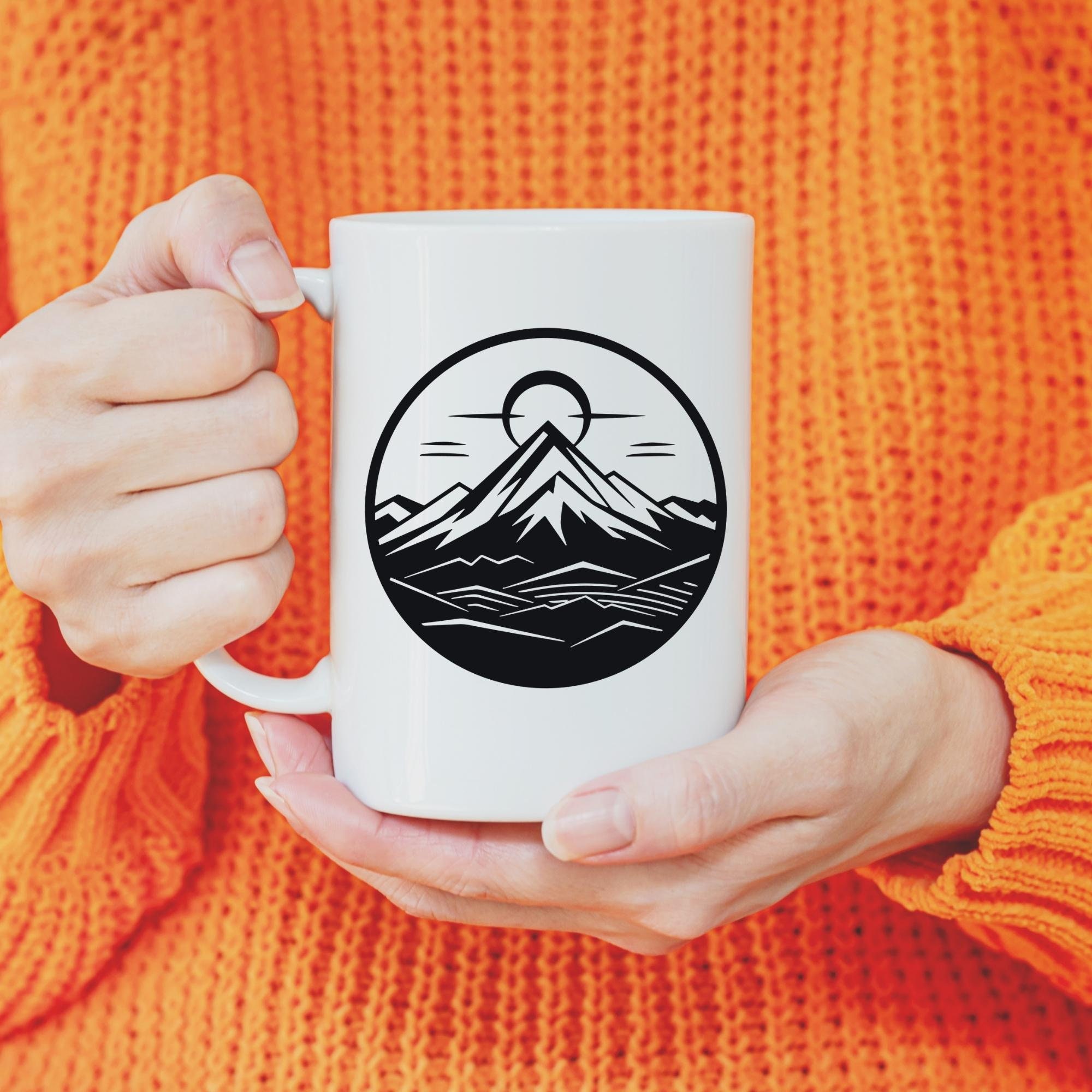 Line Art Mountain SVG Bundle of 150 Mountains Svg Sun Svg - Etsy