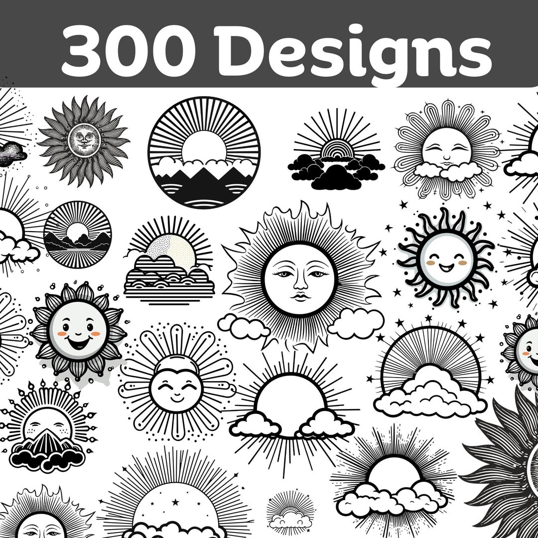 300 Sunrise SVG | Sun Svg for Cricut | Sunrise Clipart | Sunrise Cut ...