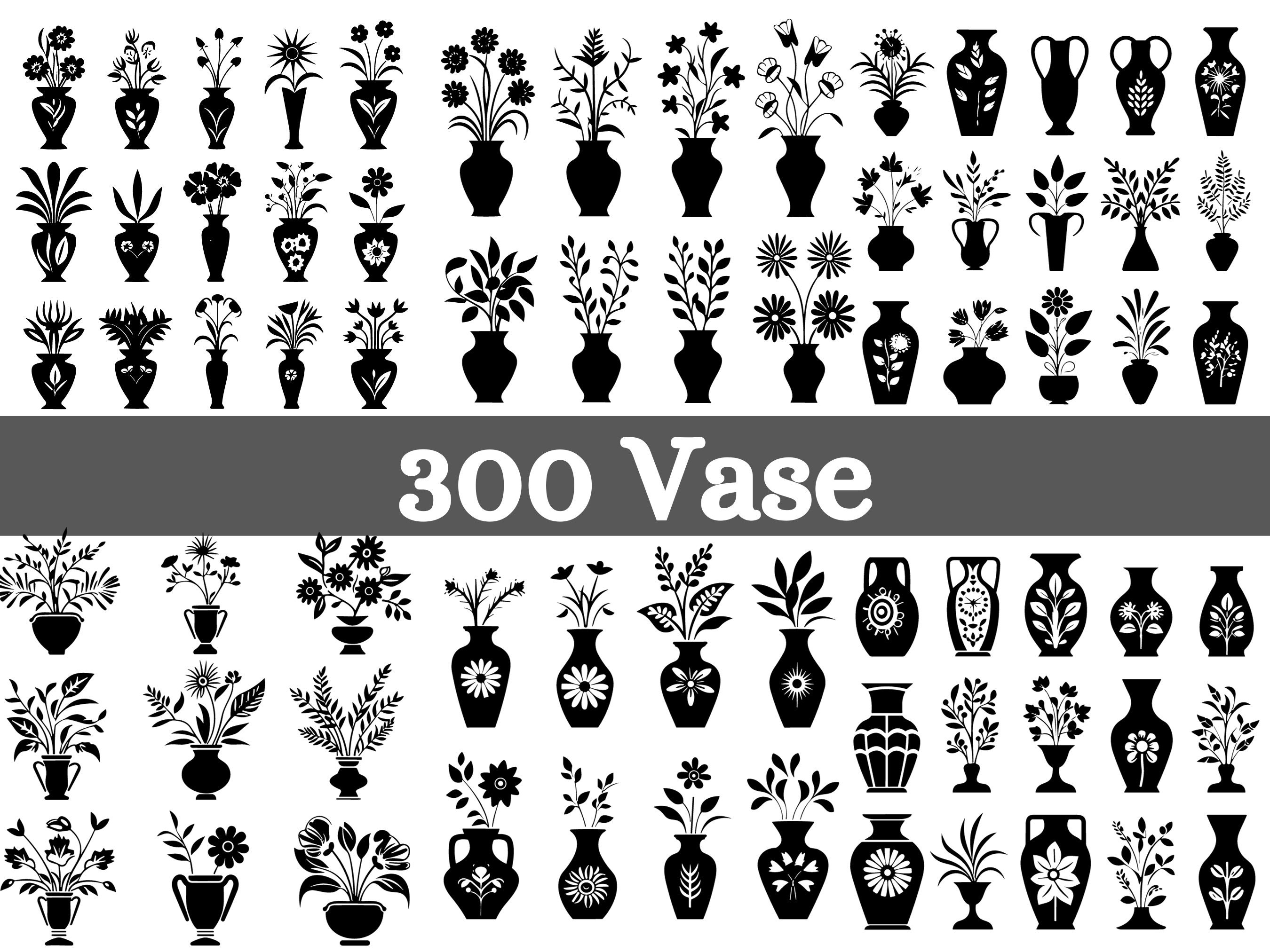 Vase SVG Jar SVG SVG Vase Clipart Cricut Scanncut - Etsy