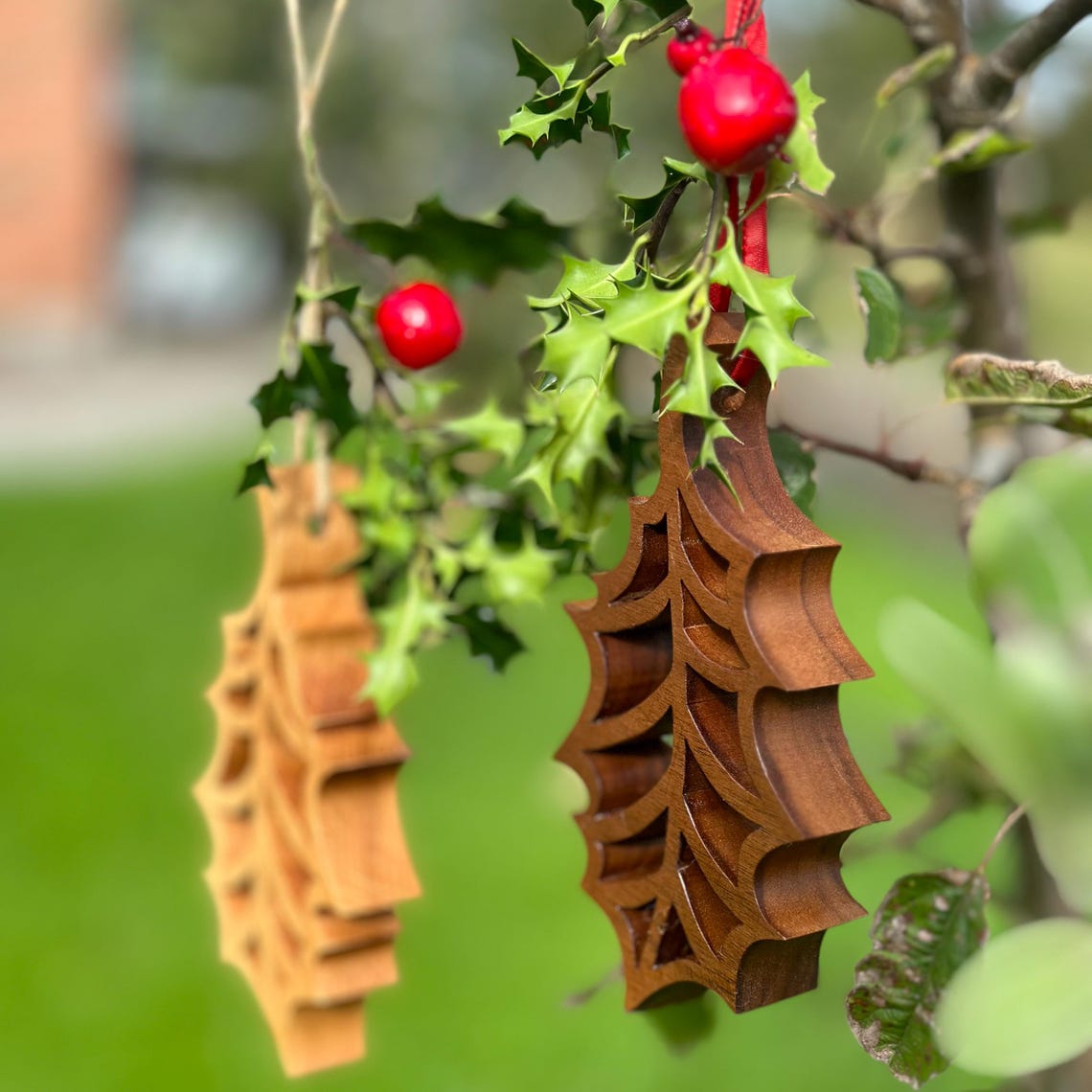 Holly Scroll Saw Pattern, Digital - Etsy