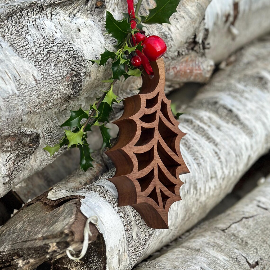 Holly Scroll Saw Pattern, Digital - Etsy