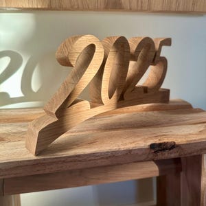 2025 Standing Number Scroll Saw Pattern, Digital - Etsy