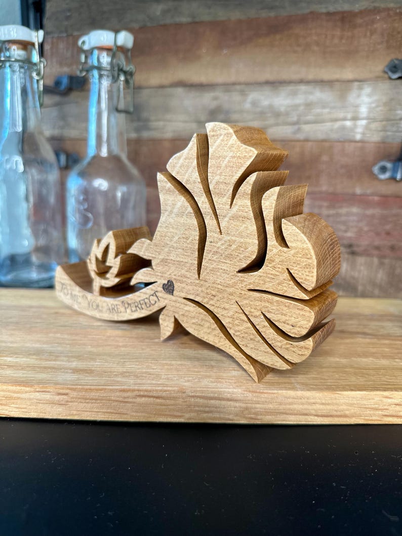 Rose in Thick Wood, Standing Decor, Scroll Saw Pattern, Digital - Etsy
