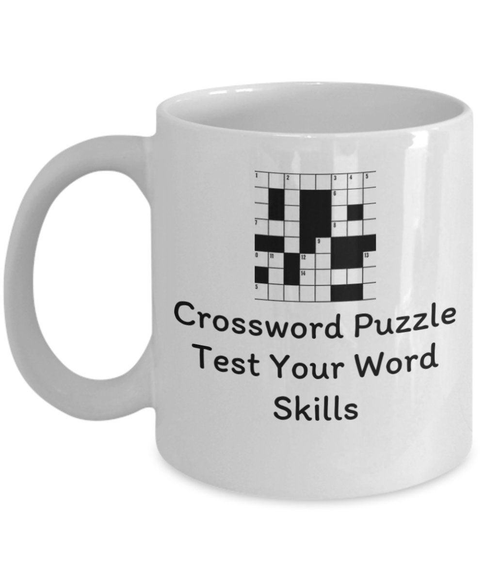 Crossword Puzzle Word Game Cryptic According to Clues Black and White ...
