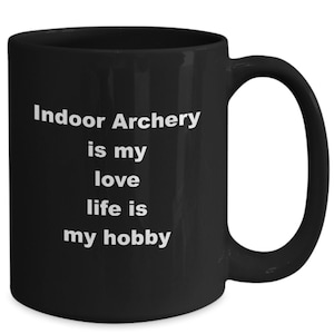 Archery Indoor Mug Cup Ceramic Ranges Target Range Life Me Set Kids Bow ...