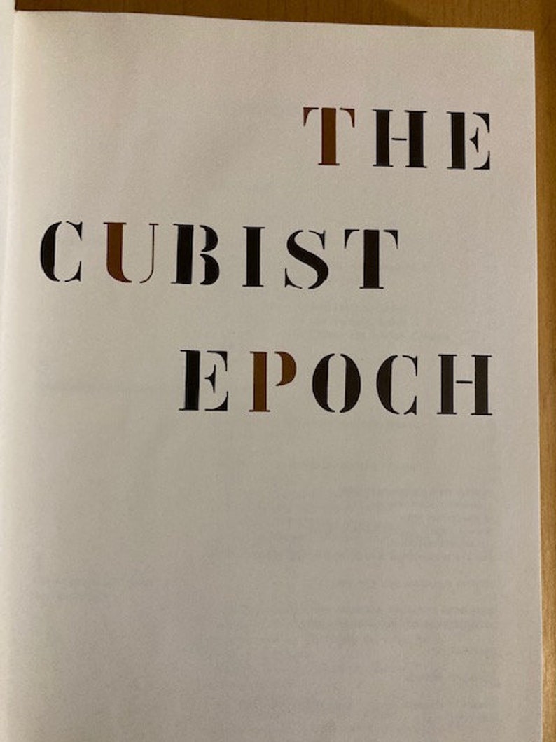 The Cubist Epoch by Douglas Cooper 1971 Pablo Picasso Georges Braque - Etsy