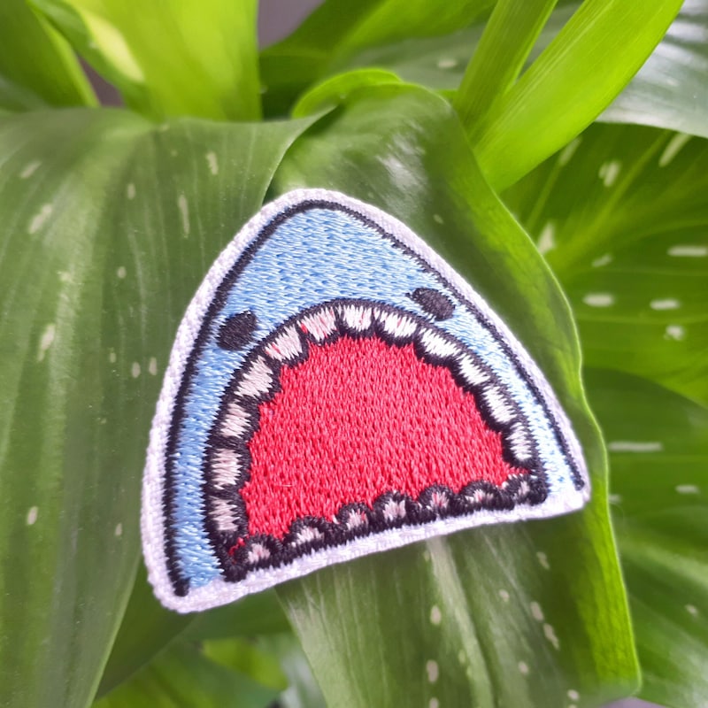 Jaws Embroidery - Etsy
