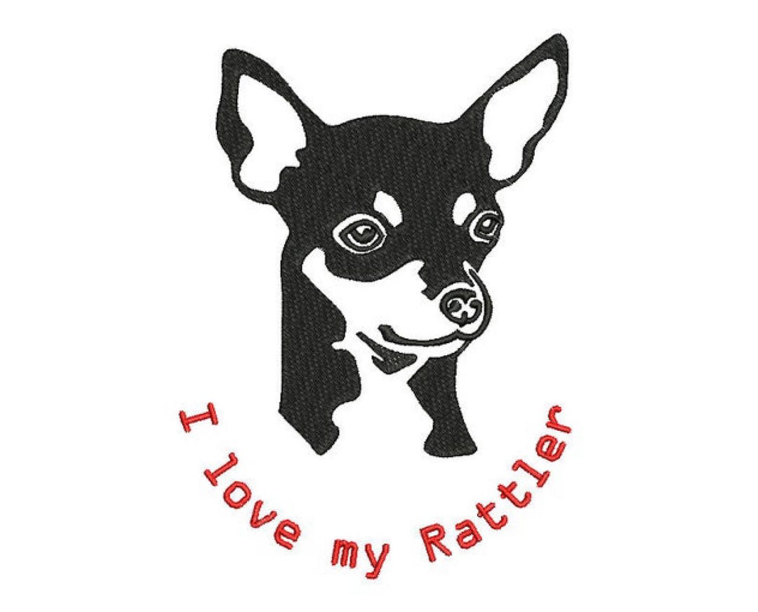 Embroidery File I Love My Rattler Embroidery Design Puppy Dog Prague ...