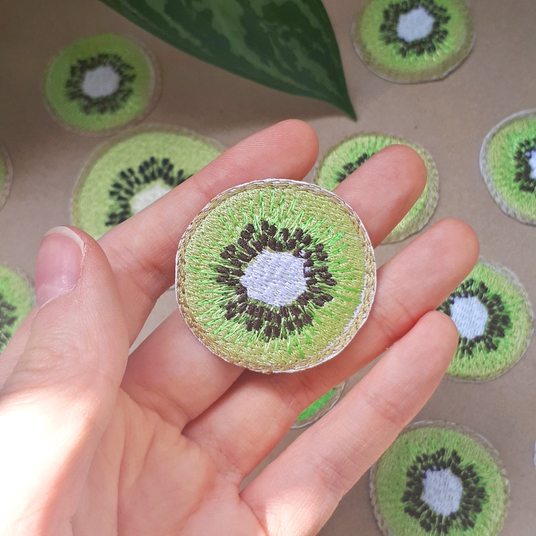 Iron-on Patch Kiwi Iron-on Patch Iron-on Patch Applique Small Macro ...