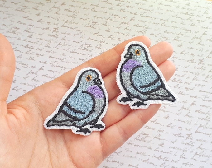 Tender Pigeon Woven Patch - Etsy