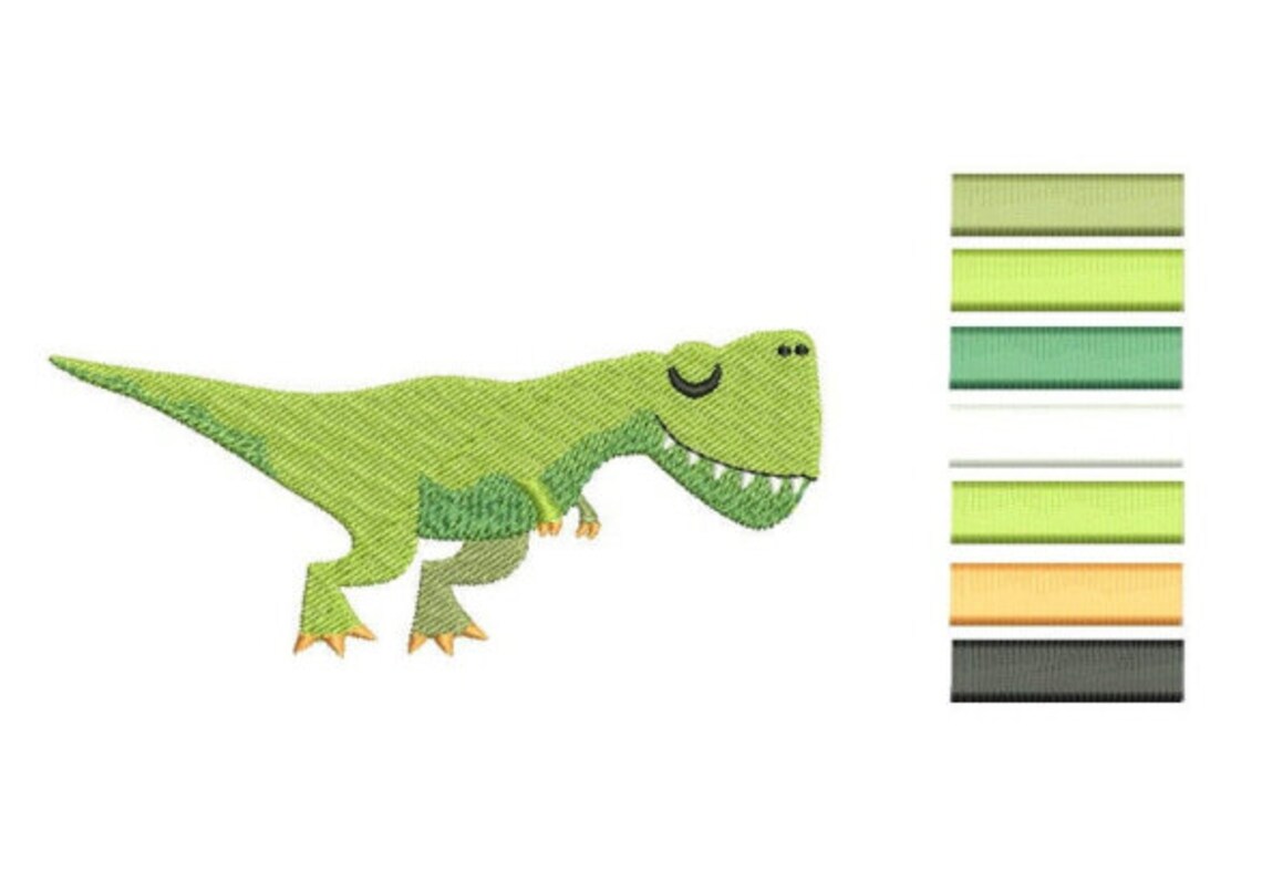 Embroidery File Dinosaur Embroidery Design for Children for Babies for ...