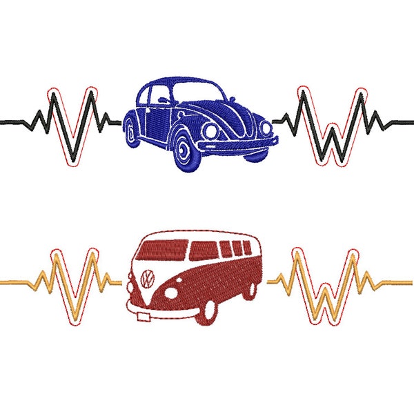 Vw Embroidery - Etsy