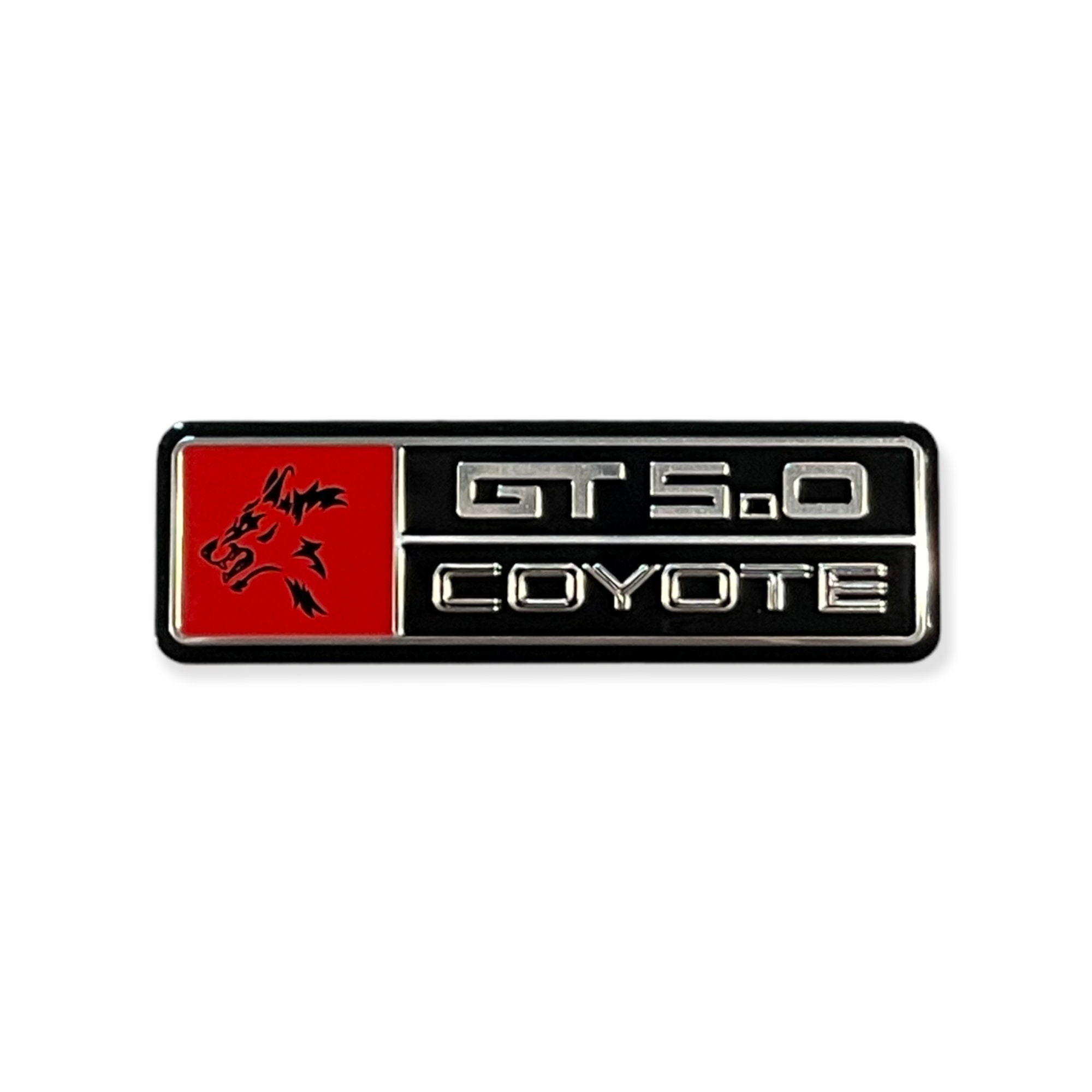 2015-2022 Ford Mustang GT Coyote Logo Red Nameplate Emblem for ...