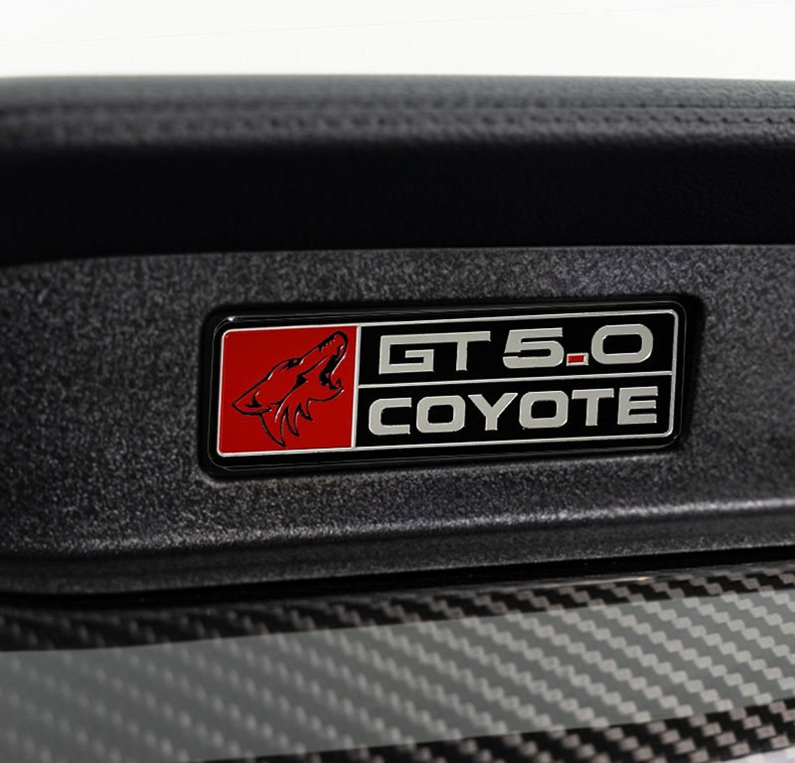 2015-2022 Ford Mustang GT Coyote Logo Red Nameplate Emblem for - Etsy