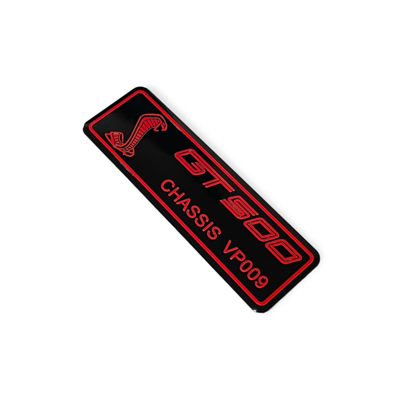 2011-2022 Ford Shelby Cobra GT500 Emblem for Dashboard Chassis - Etsy