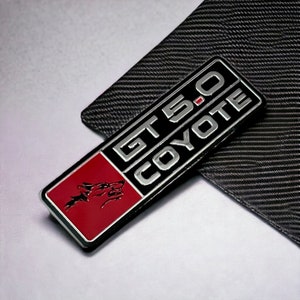 2015-2022 Ford Mustang GT Coyote Logo Red Nameplate Emblem for ...