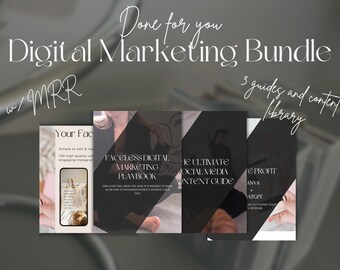 Done for You Social Media Content Guide With Master Resell Rights MRR Marketing Guide Private ...
