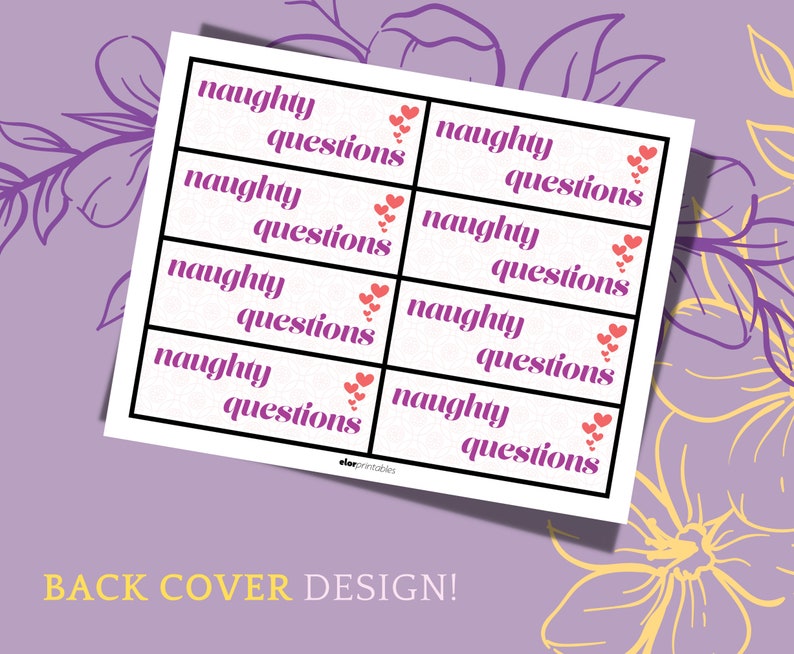 Naughty Question Cards for Kinky Couples | 160 Printable Sex Questions ...