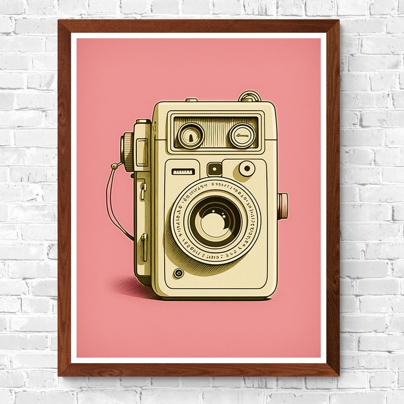 Vintage Camera Print - Etsy