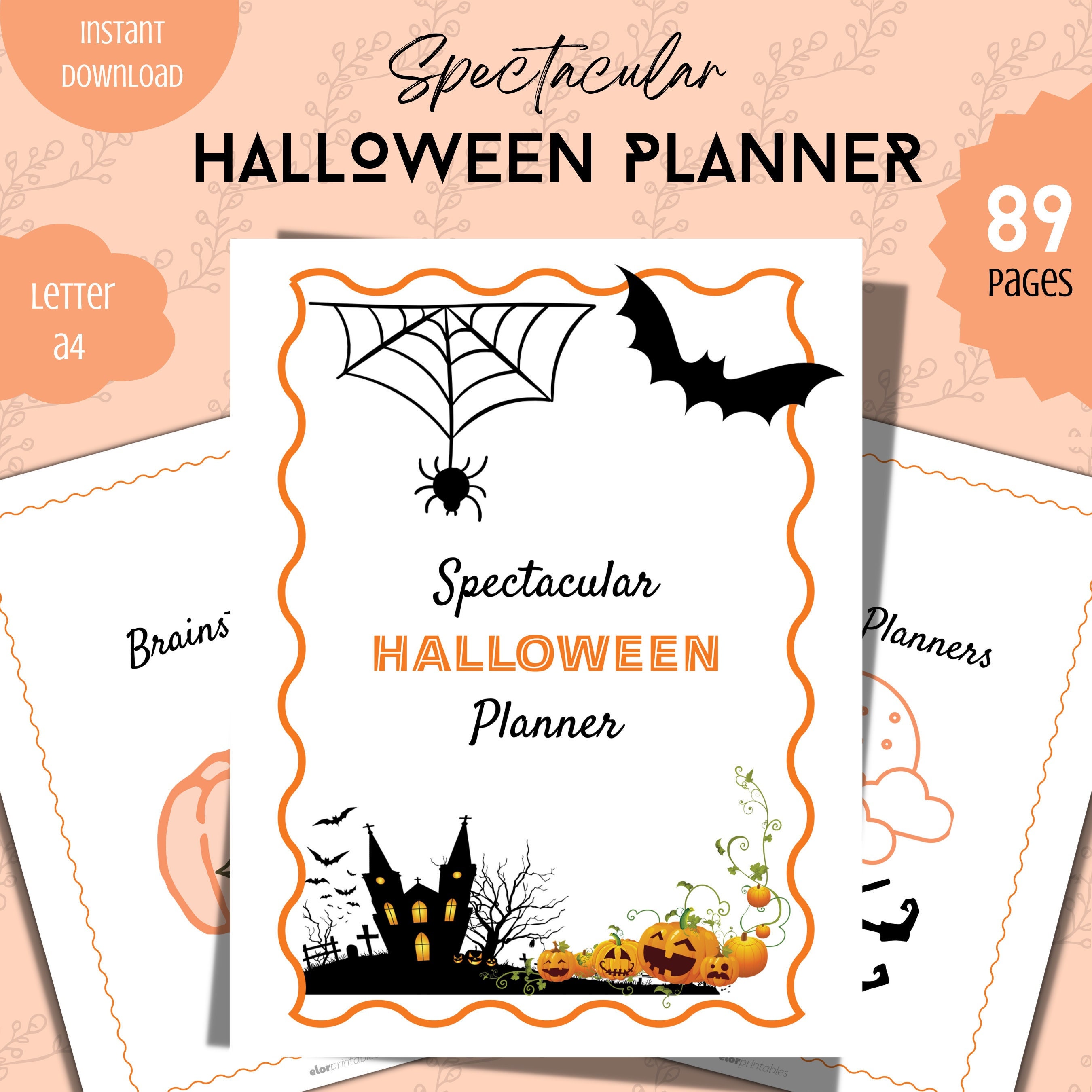 Halloween Planner Printable | Halloween Party Planner | Printable ...