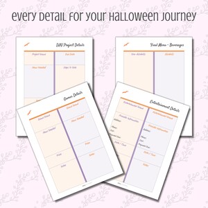 Halloween Planner Printable | Halloween Party Planner | Printable ...