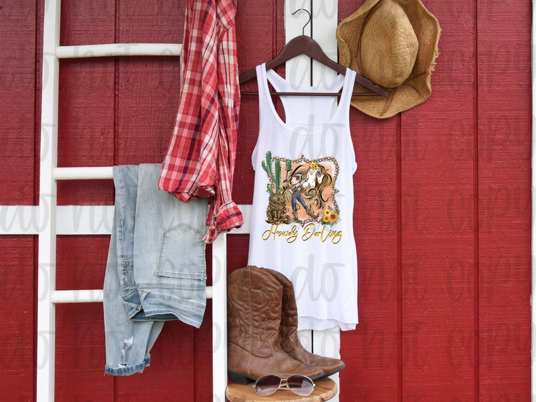 Howdy Darling- Cute Western Png - Etsy