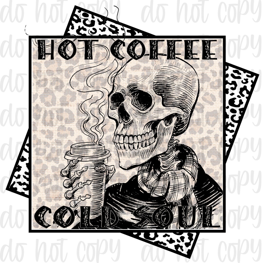 Skellie Coffee PNG - Etsy