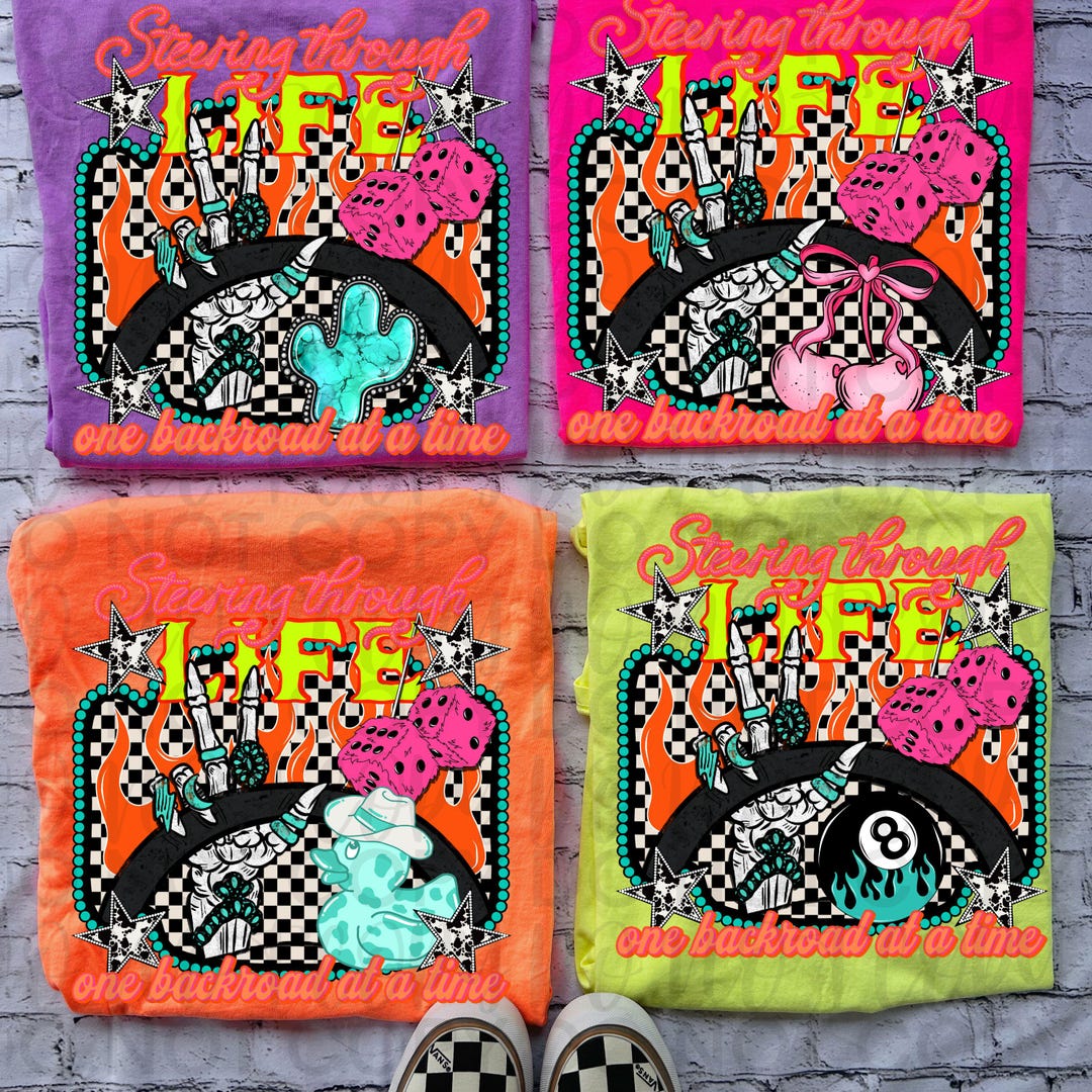 Steering Through Life, PNG Digital Download, Country Designs ...