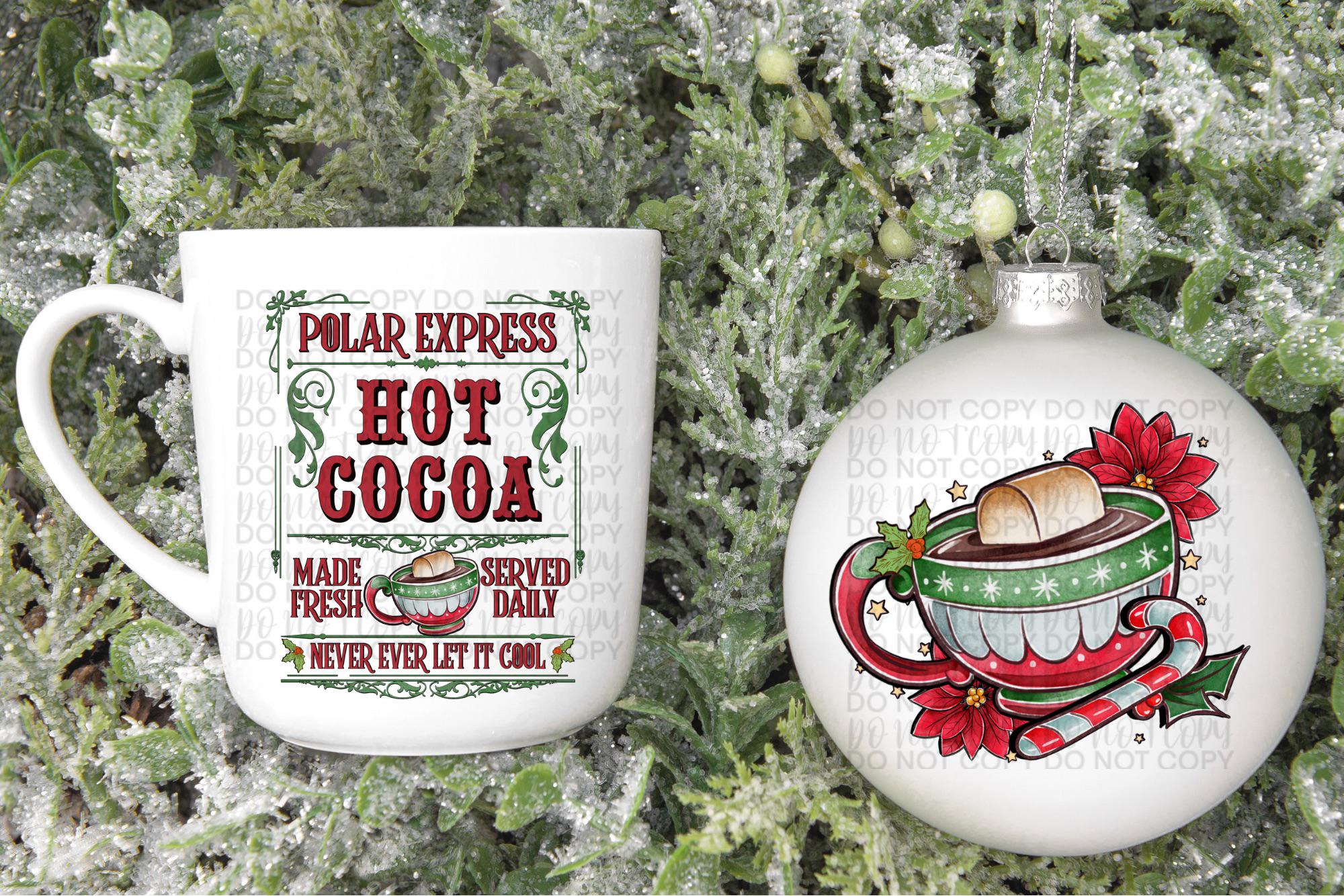 Polar Express Hot Cocoa | Bundle | PNG | Screen Print | Sublimation ...