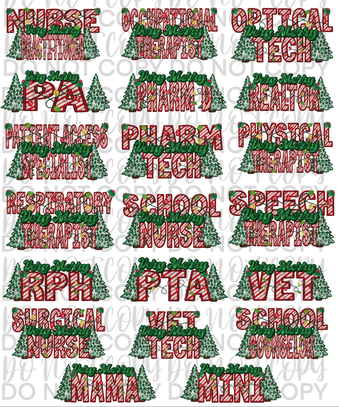 A Very Merry Christmas Name Bundle | Drive Access | Christmas Design ...