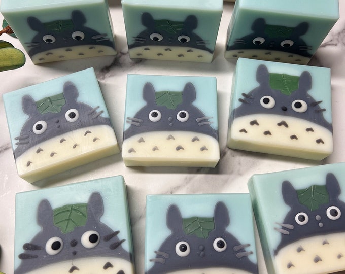 My Neighbor Totoro Soap, Handmade, Cold Process Soap, Design Soap - Etsy
