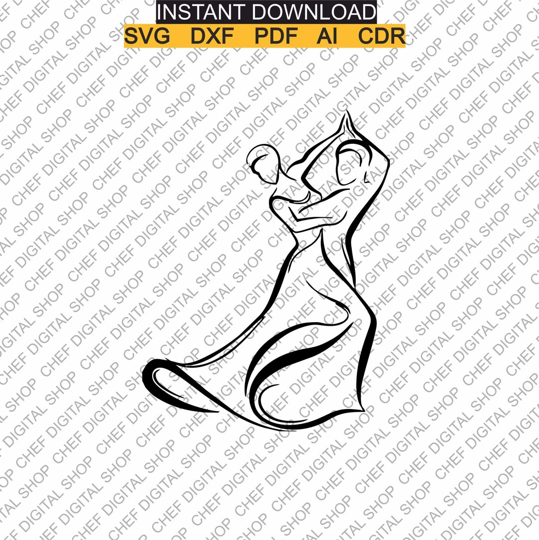 Dance Class Symbol Wall Art, Laser Cut File, Wall Decor, Glowforge ...