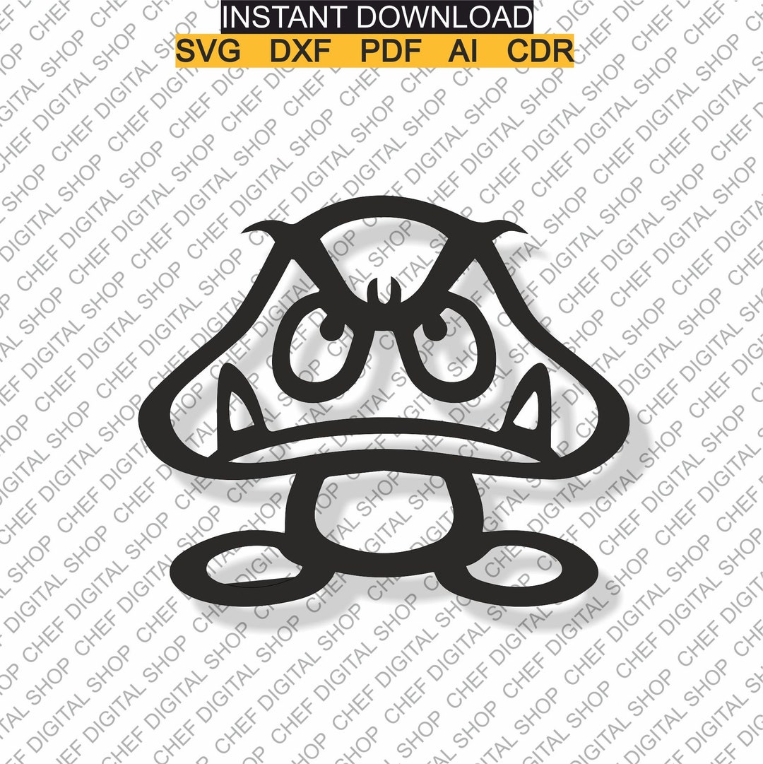 Cartoon Character Wall Art, Laser Cut File, Wall Decor, Glowforge Files ...