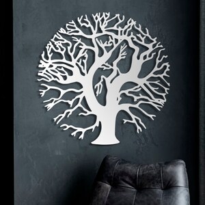Tree Wall Art, Laser Cut File, Wall Decor, Glowforge Files, Digital ...
