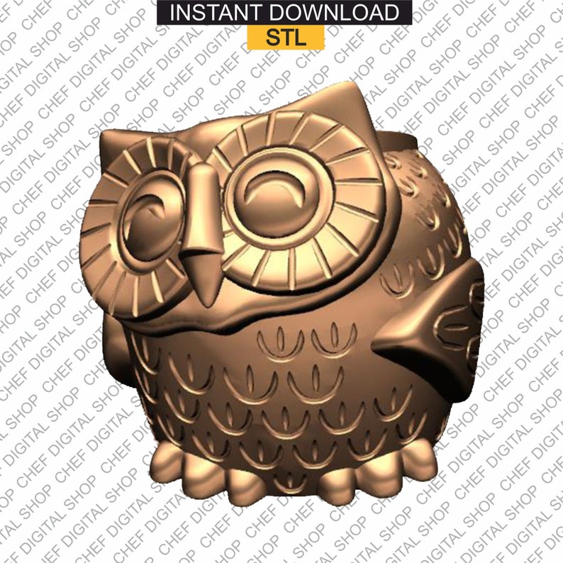 Búho, modelo STL 3D para usuarios de CNC, decoración de pared, madera ...