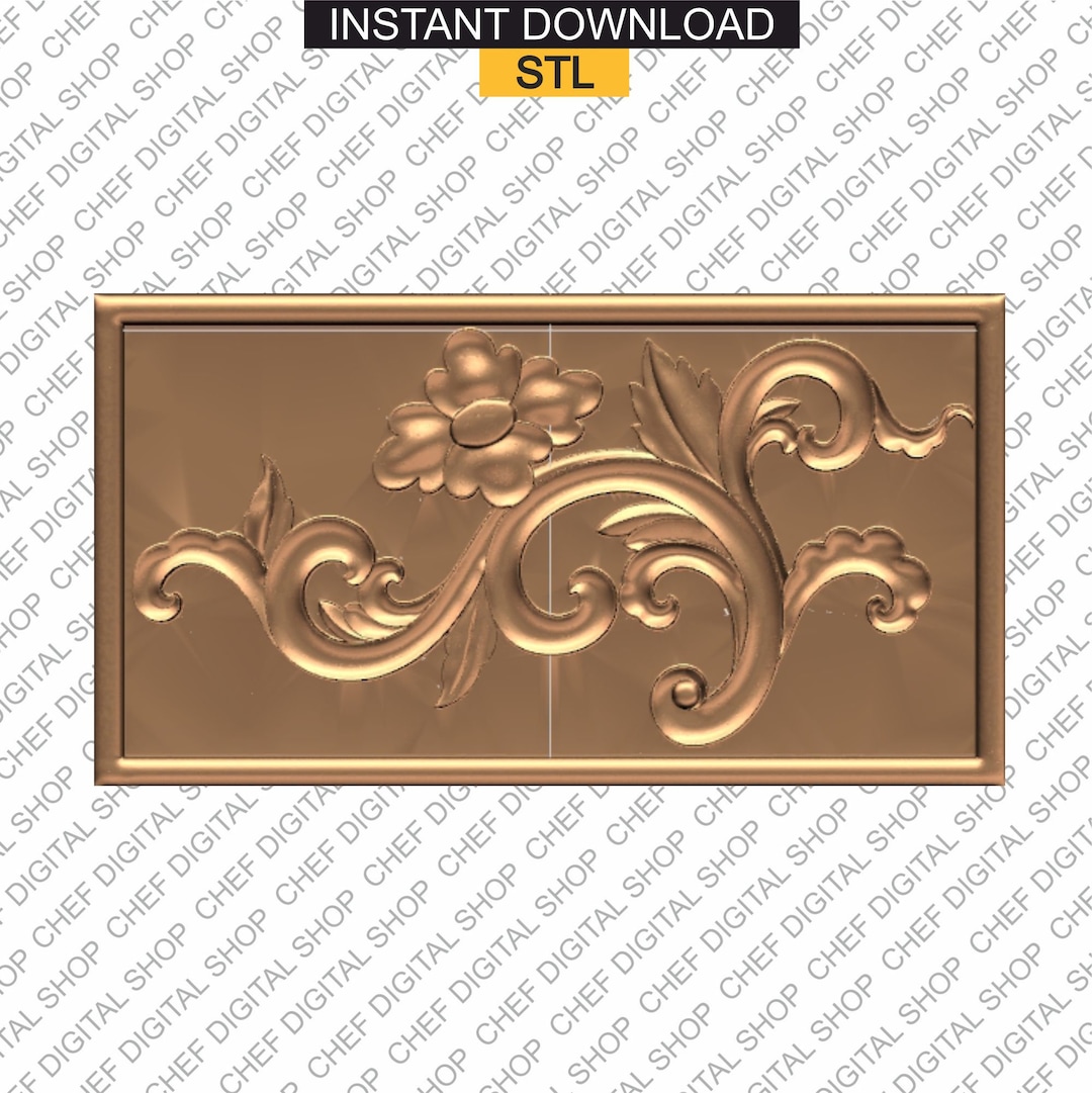 Decor Art, 3D STL Model for Cnc Users, Wall Decor, Wood, Art, CNC ...