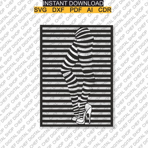 Legs Wall Art Laser Cut File Wall Decor Glowforge Files - Etsy