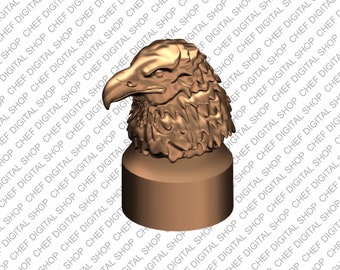 Eagle, 3D STL Model for Cnc Users, Wall Decor, Wood, Art, CNC Router ...