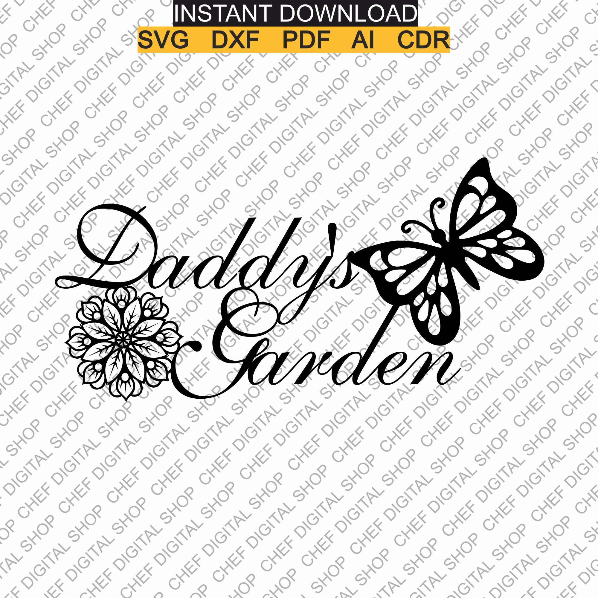 Daddy Wall Art Laser Cut File Wall Decor Glowforge Files - Etsy