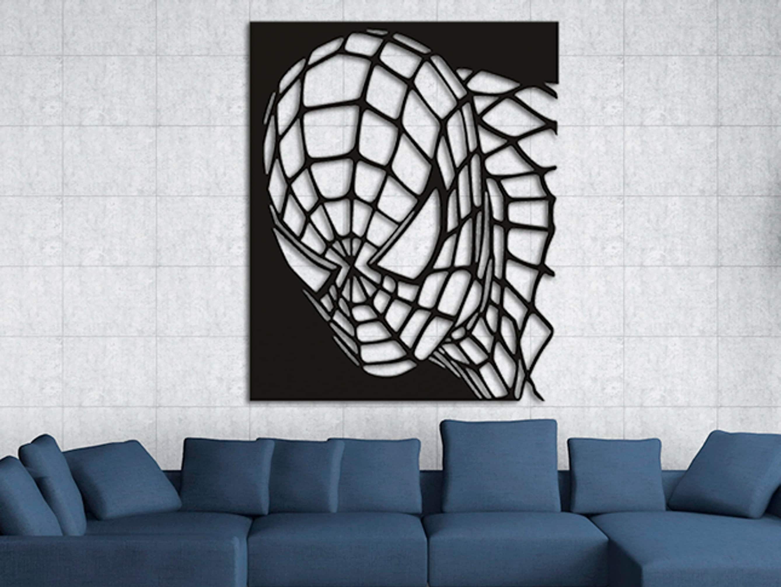 Spiderman Wall Art Laser Cut File Wall Decor Glowforge - Etsy Australia