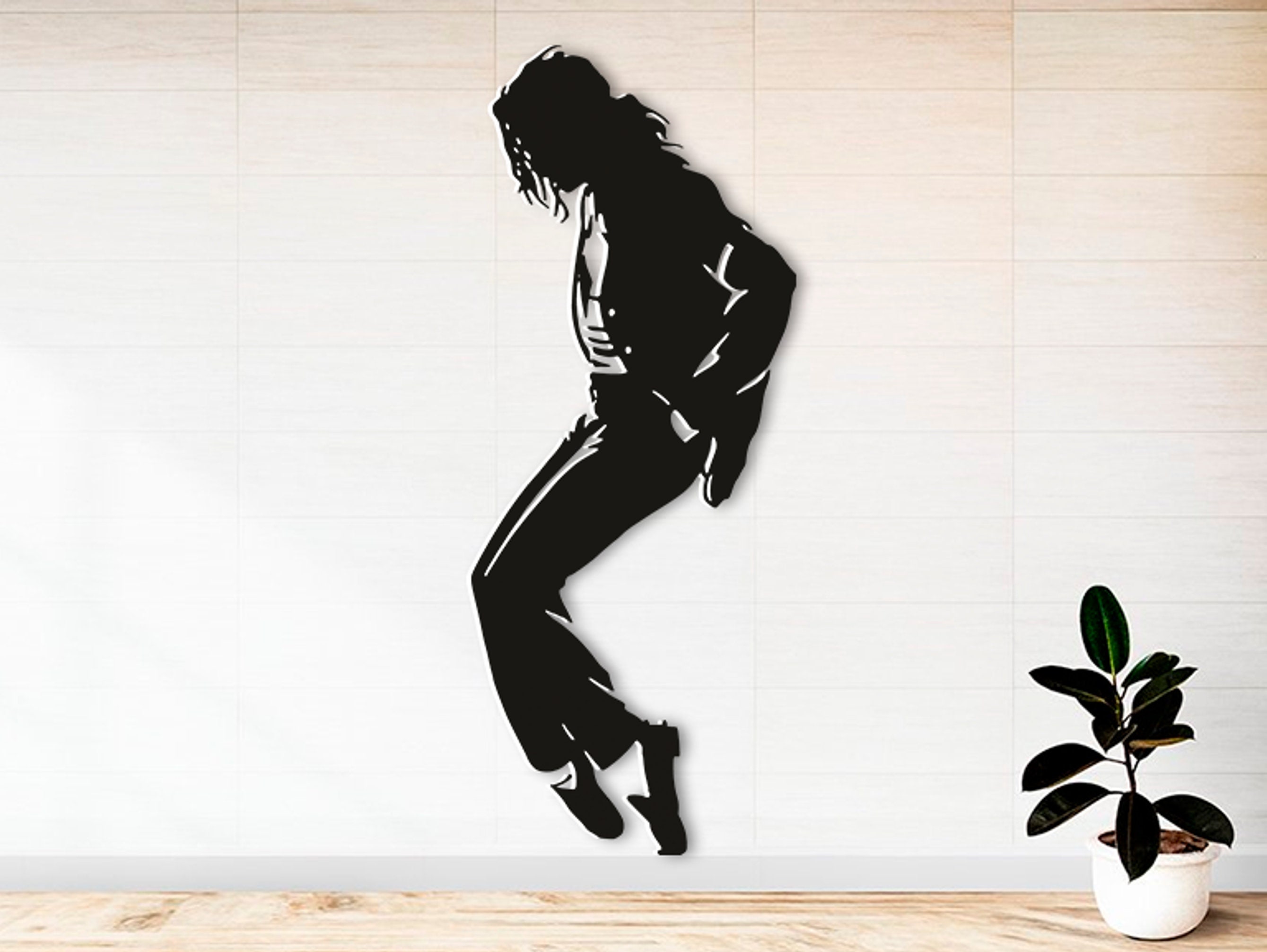 Michael Jackson Wall Art, Laser Cut File, Wall Decor, Glowforge Files, Digital Files, Svg, Pdf ...